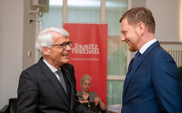 PK Lausitz Festival23 Dr. Hans-Christian Gottschalk / Ministerpräsident ...