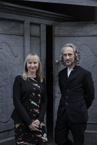 13.04.2023 Geschäftsführerin Maria Schulz und Intendant Daniel Kühnel ...